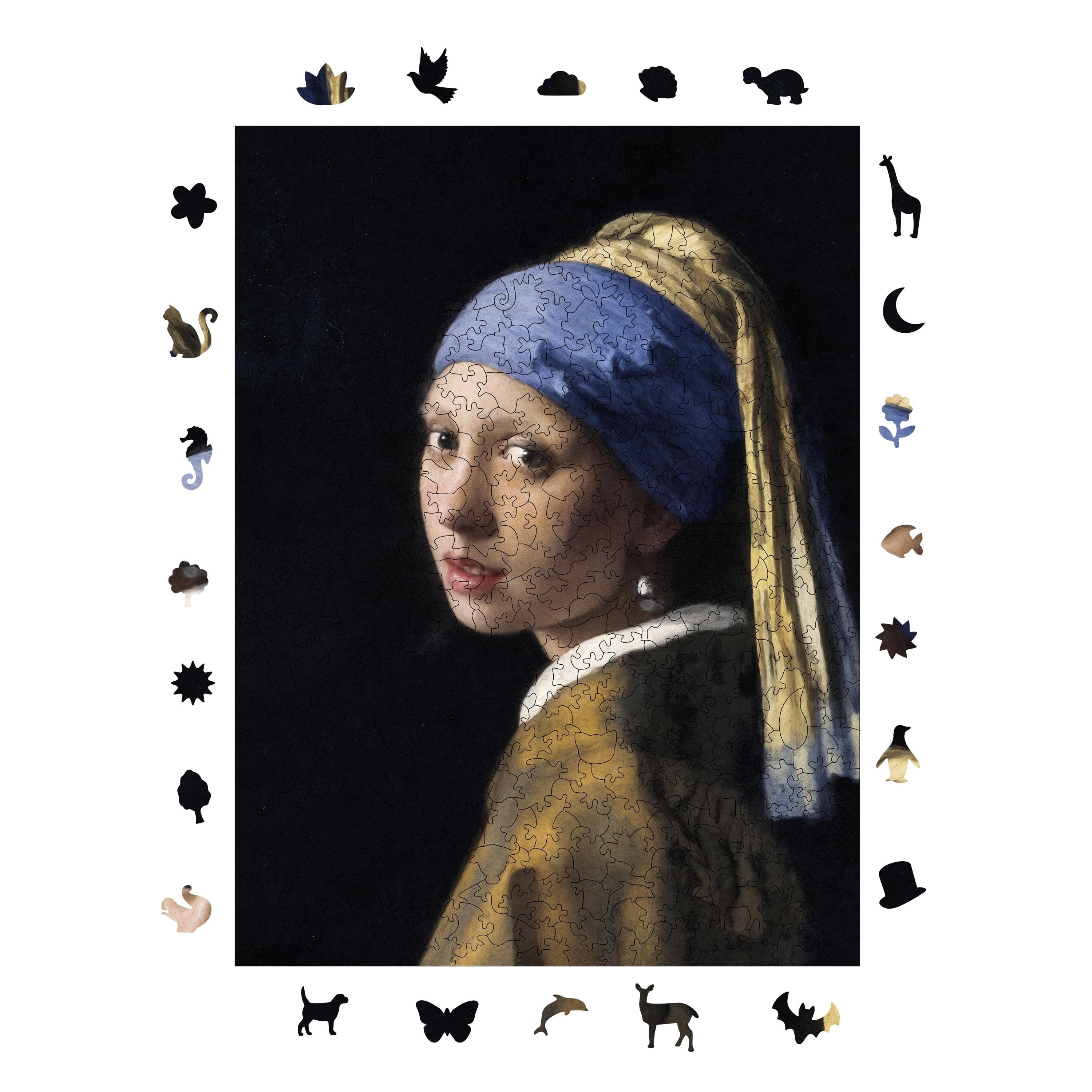Girl with a Pearl Earring – Wooden Jigsaw Puzzle – WePuzzleUp